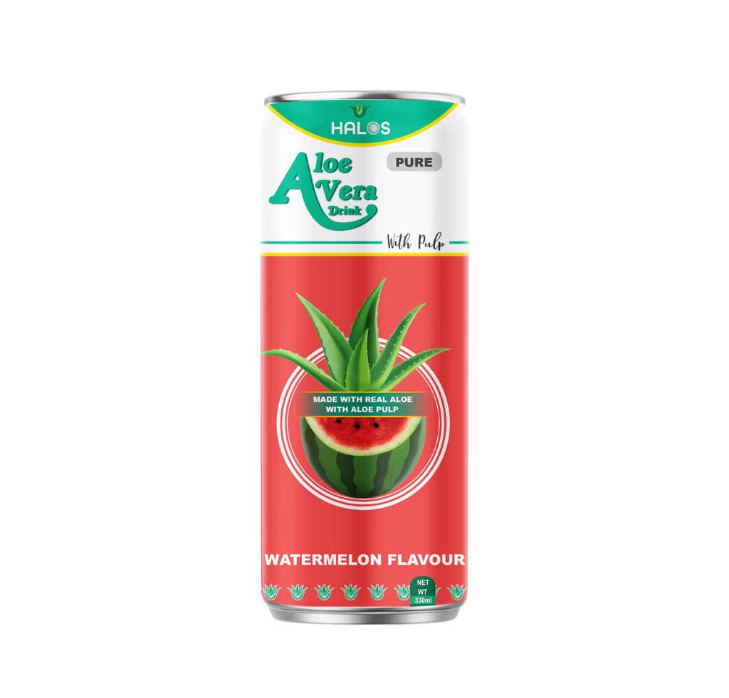 Aloe Vera Drink mix Orange juice Canned 330ml – Sen Beverage