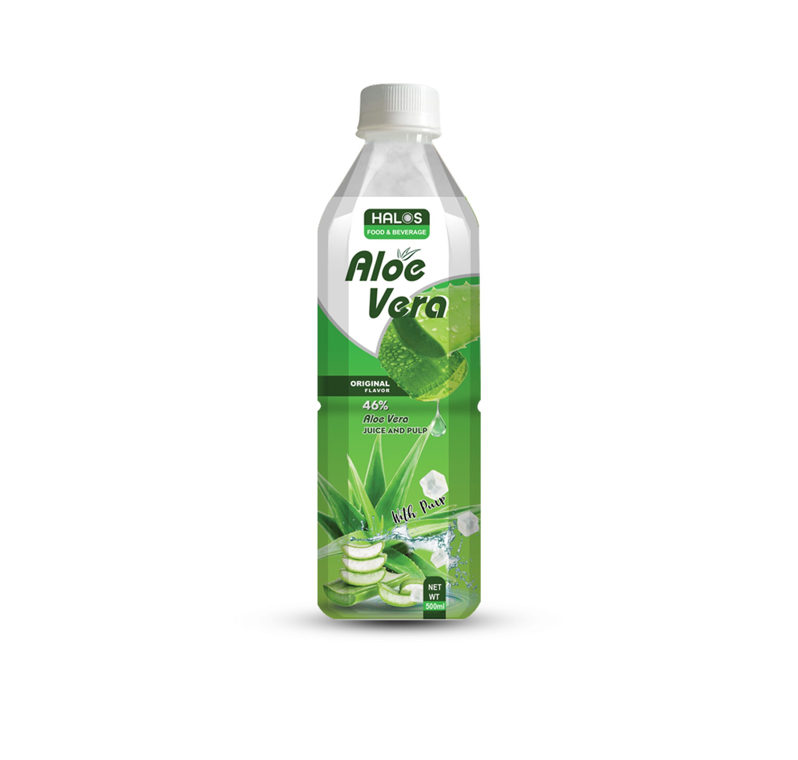 500ml pet bottle Aloe vera drink original flavour – Design 1 – Sen Beverage