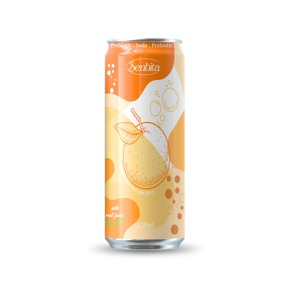 Prebiotic Soda Drink With Real Watermelon Juice 330ml Sleek Can - Sen ...