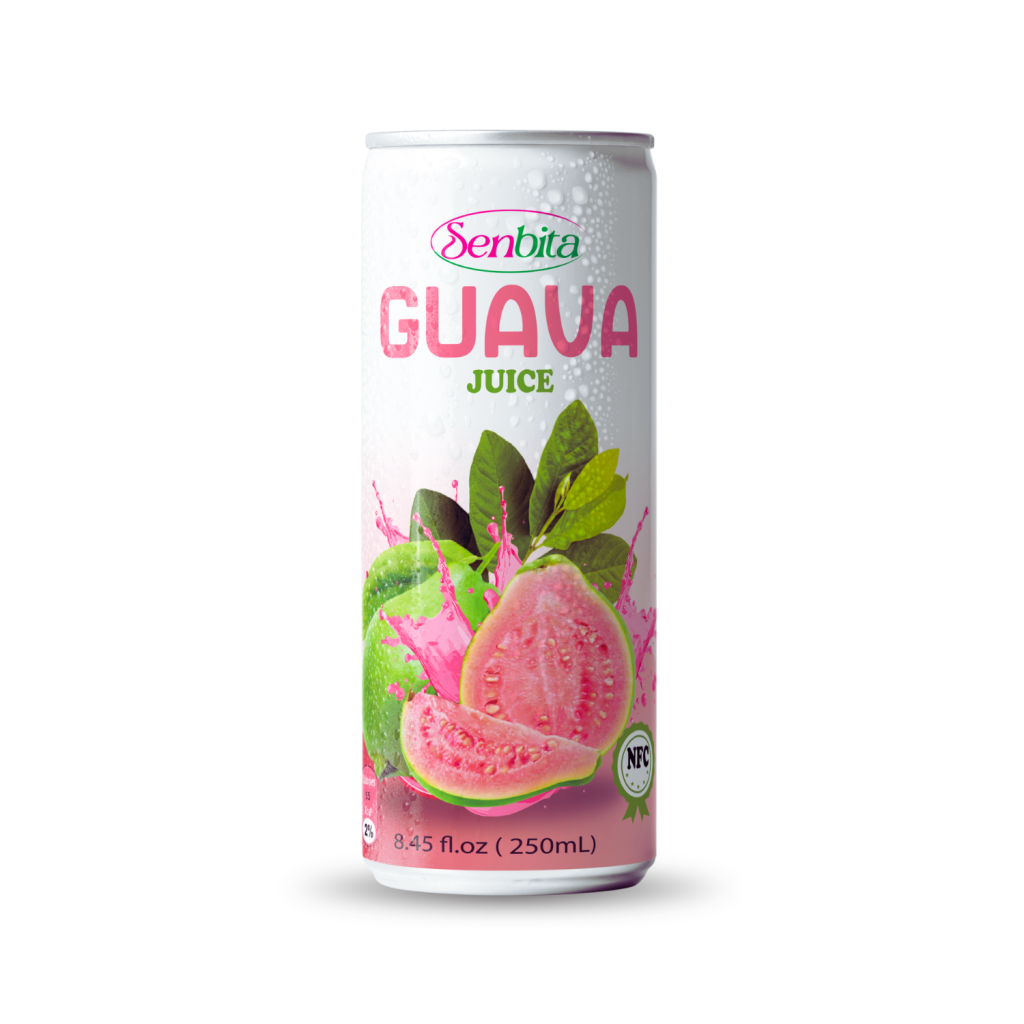 Guava Juice Drink 250ml Alu Can_SENBITA - Sen Beverage