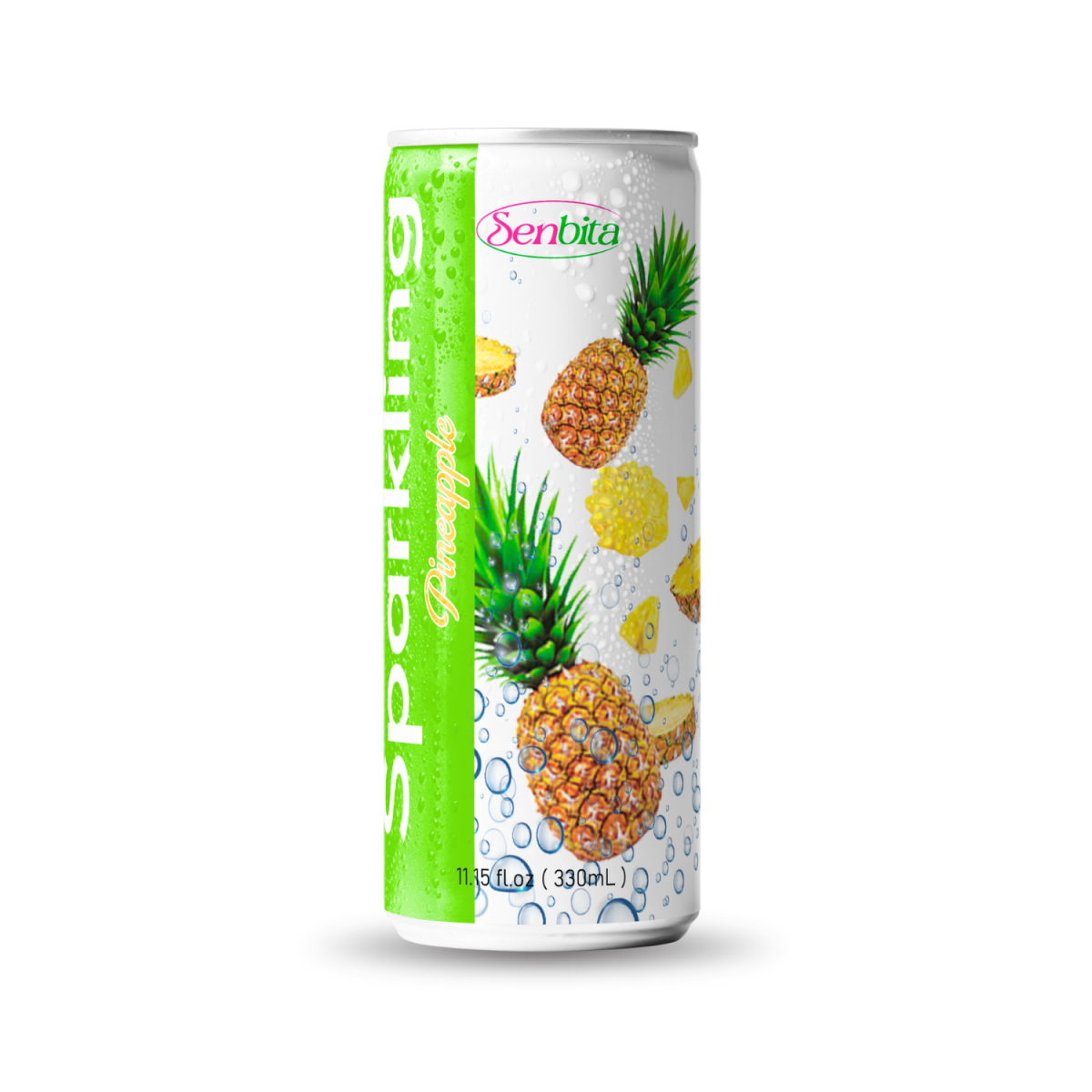 Sparkling Juice With Pineapple Flavour 250ml Can - Sen Beverage
