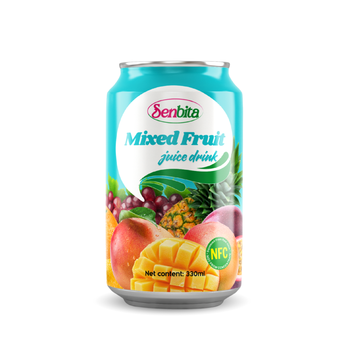 SENBITA Red Dragon Fruit Juice Drink – Short Can 330ml - Sen Beverage